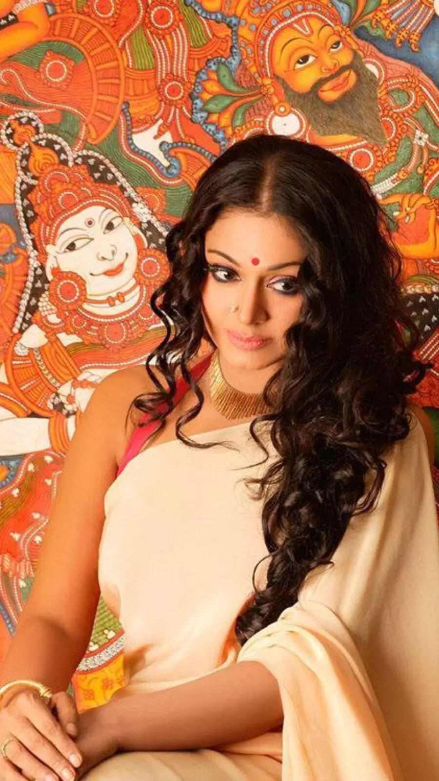 Shobana In Saree