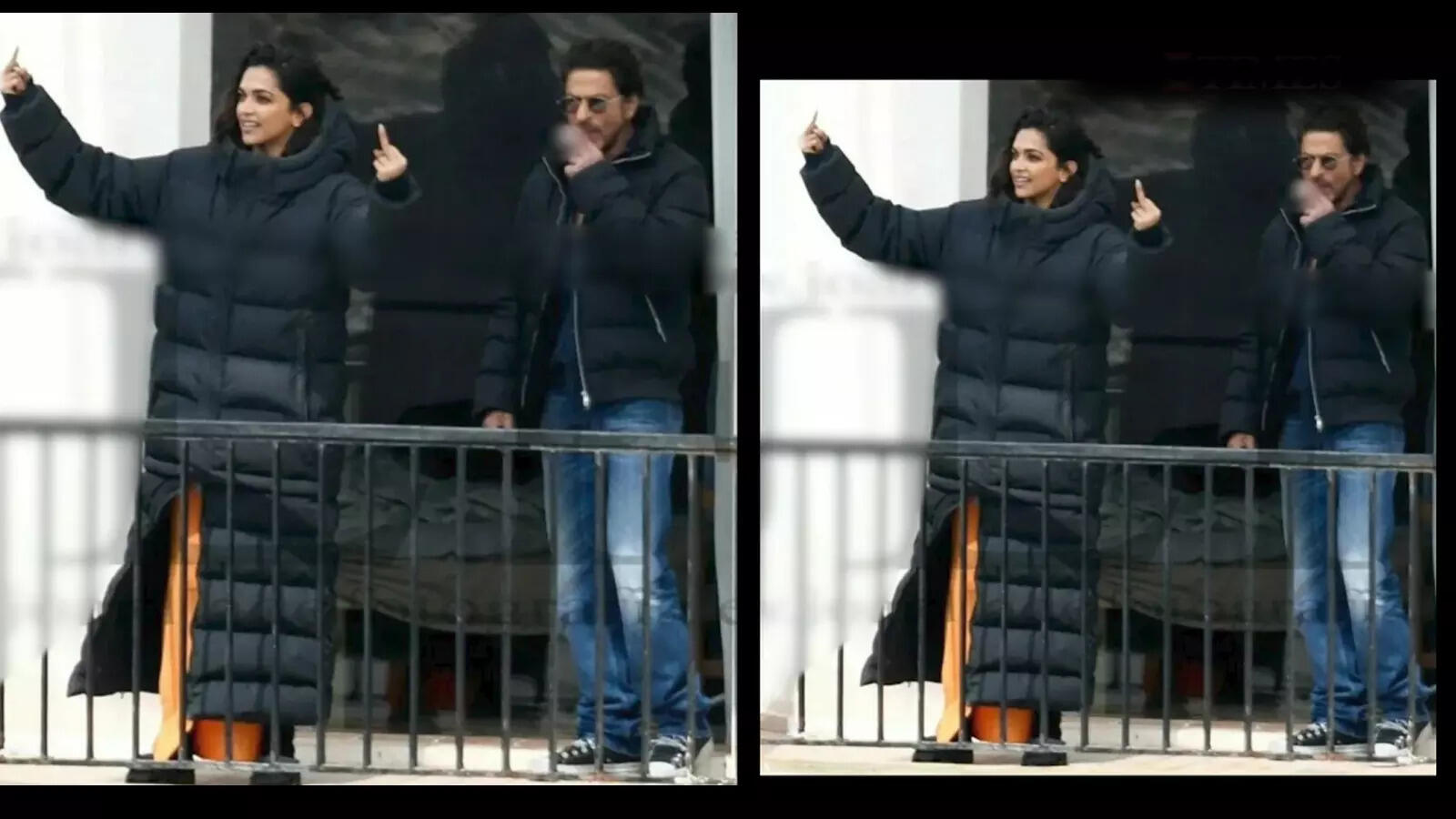 Viral! Deepika Padukone shows her middle finger, Shah Rukh Khan smokes ...