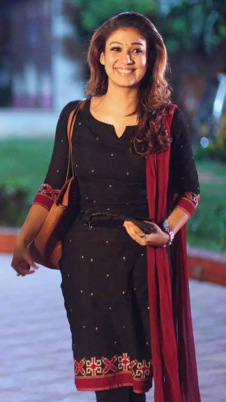 Nayanthara In Black Churidar