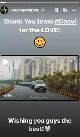 Deepika Padukone reacts to Abhishek Bachchan's comment 'everyone loves ...