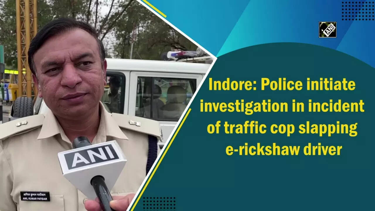 Indore: Police initiate investigation in incident of traffic cop ...
