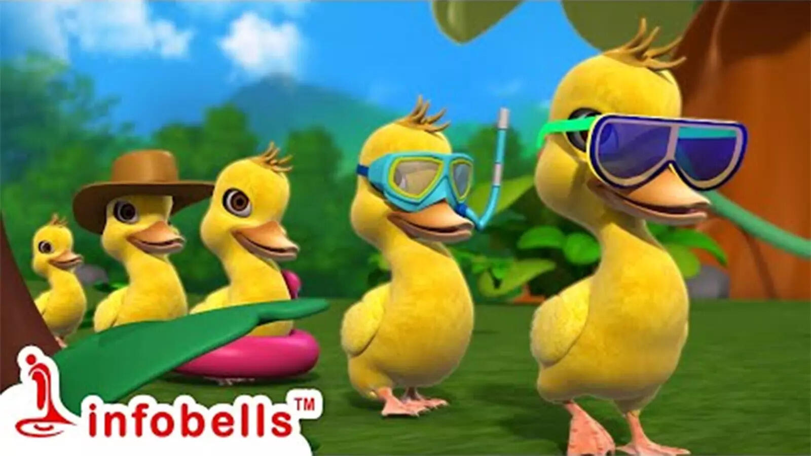 Nursery Rhymes in English: Children Video Song in English 'Six Little ...