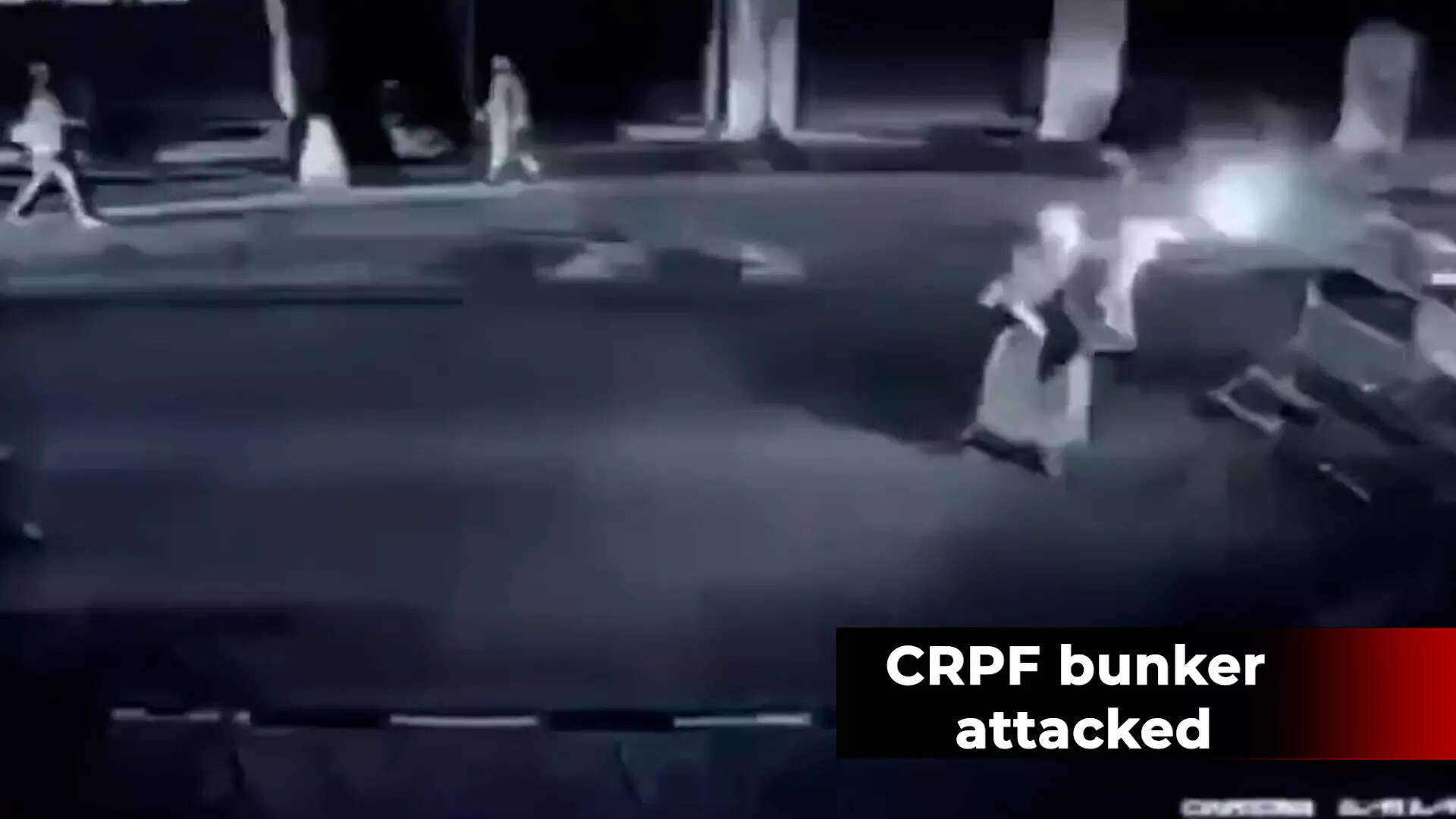 Watch: Woman in burkha throws bomb at CRPF bunker