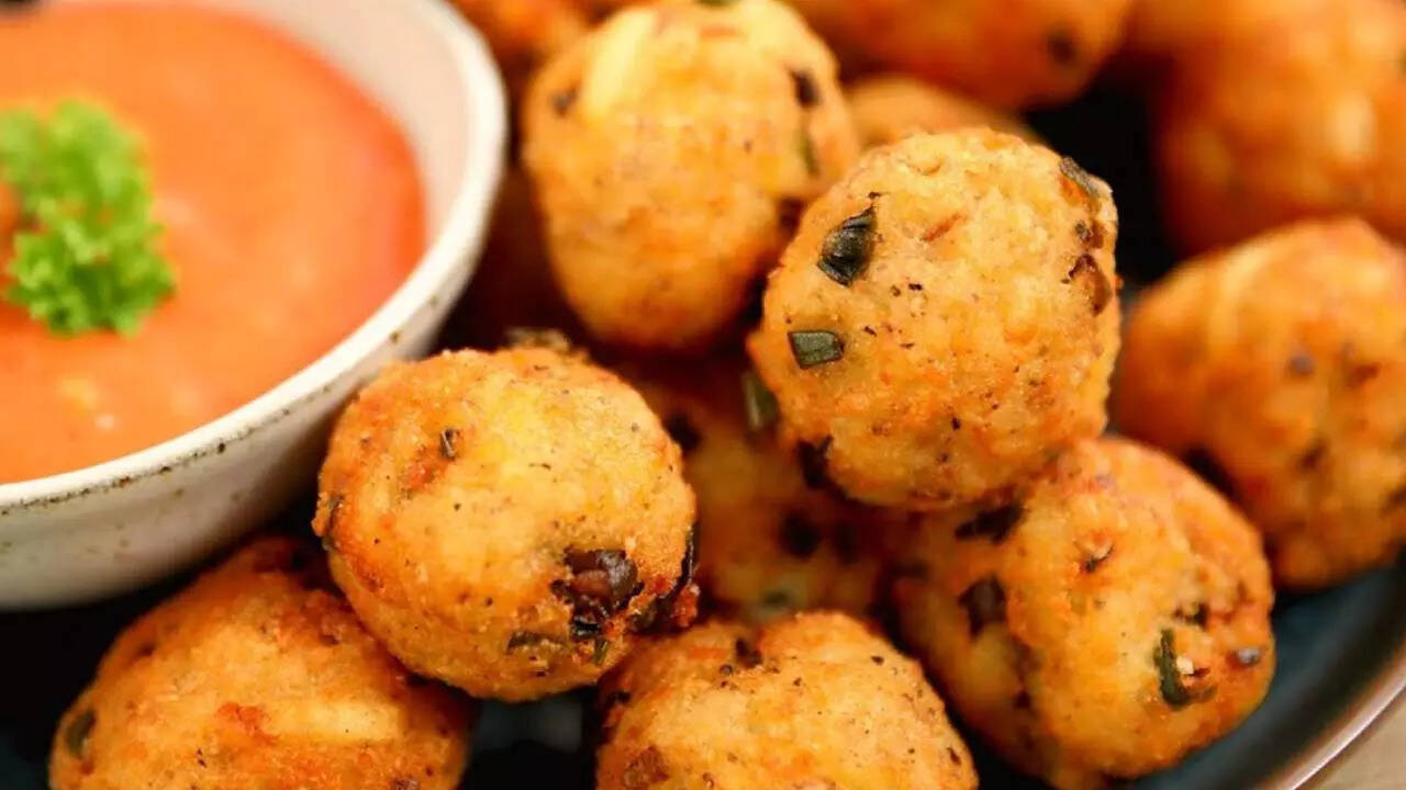 Watch: How to make Peppery Potato Puffs - Times Food