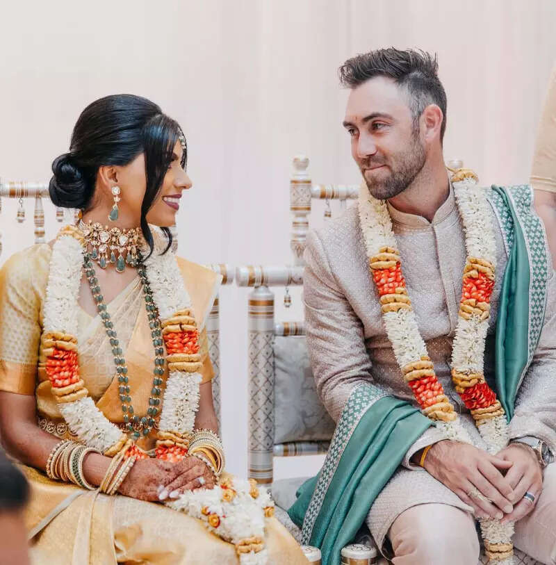 Dreamy wedding pictures of Australian cricketer Glenn Maxwell and Vini ...