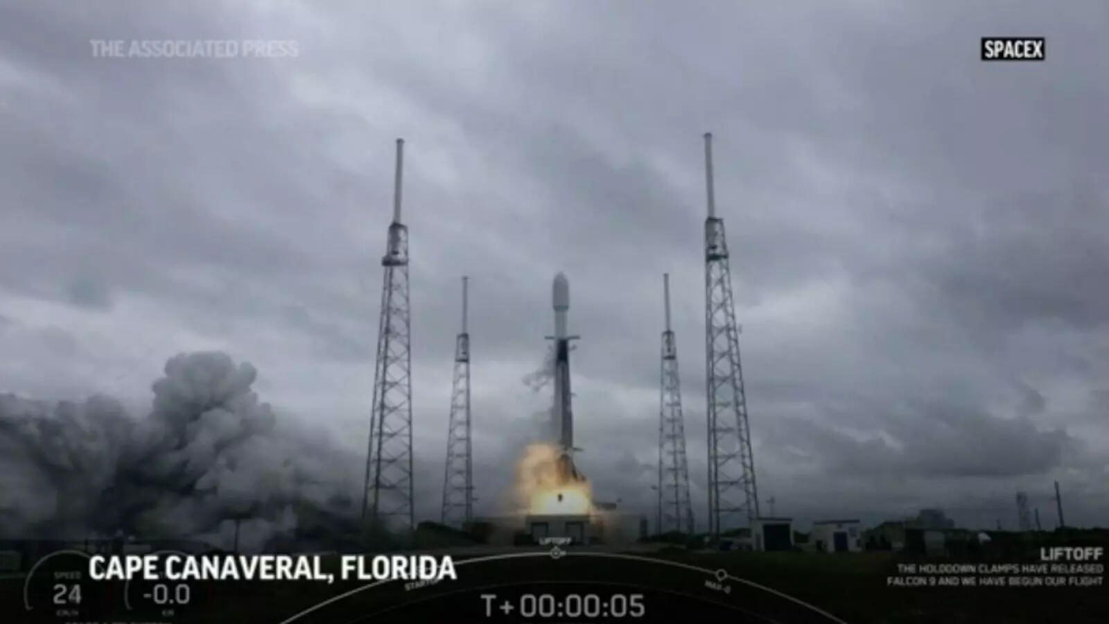 SpaceX Falcon 9 rocket launches Transporter-4 mission