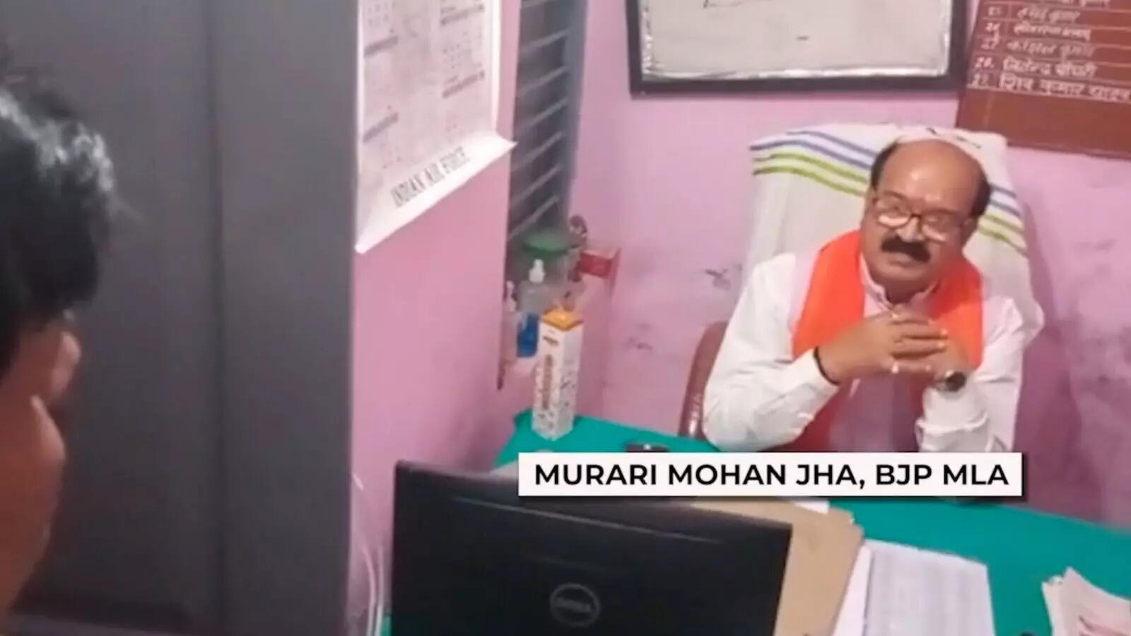 Video of Bihar BJP MLA sitting on SHO’s chair goes viral, here is the ...