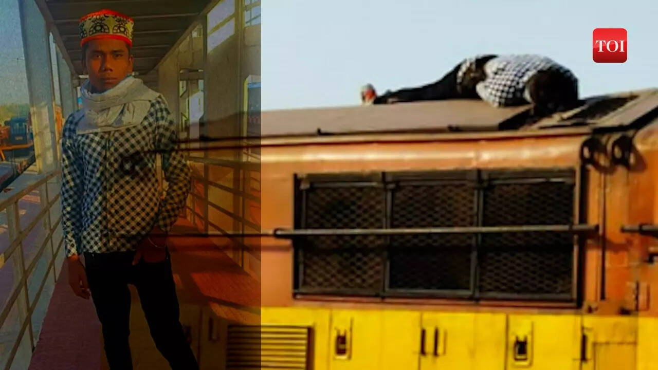 Boy electrocuted on the train engine while taking selfie