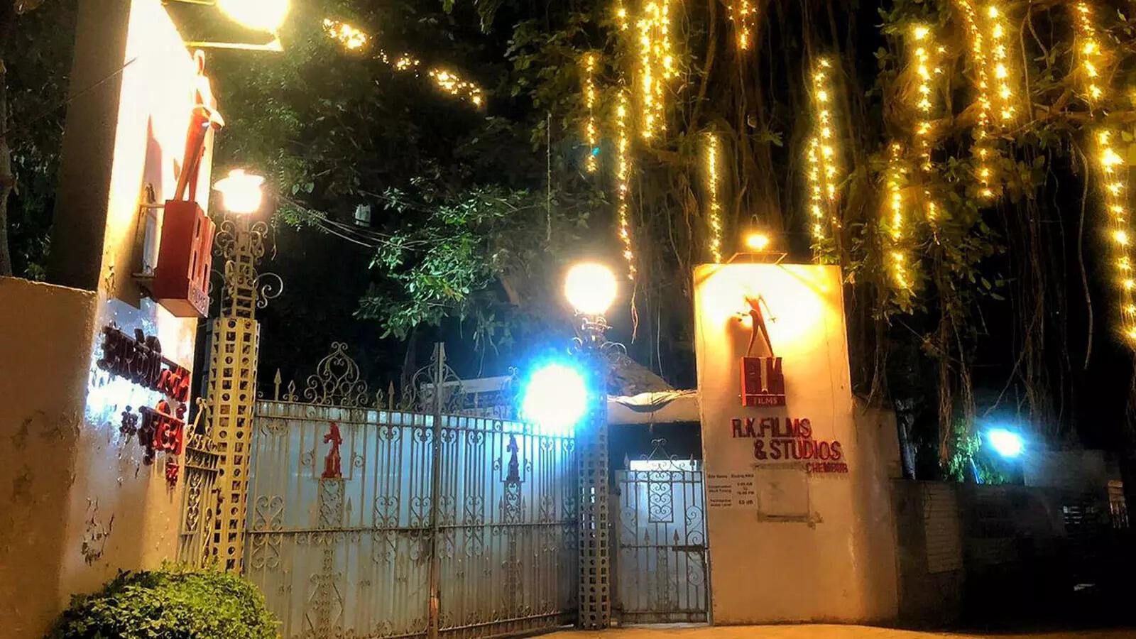 RK Studios lit up ahead of Ranbir Kapoor-Alia Bhatt’s nuptials