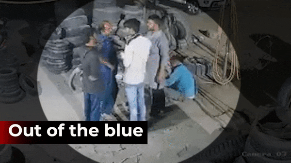 Viral video: Five men fall into a covered man-hole in Jaisalmer