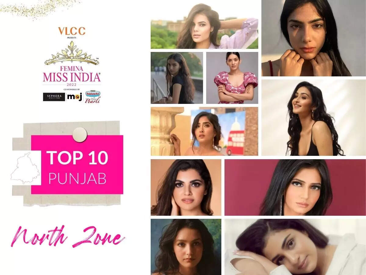 Introducing Vlcc Presents Femina Miss India 2022 North Zone Finalists