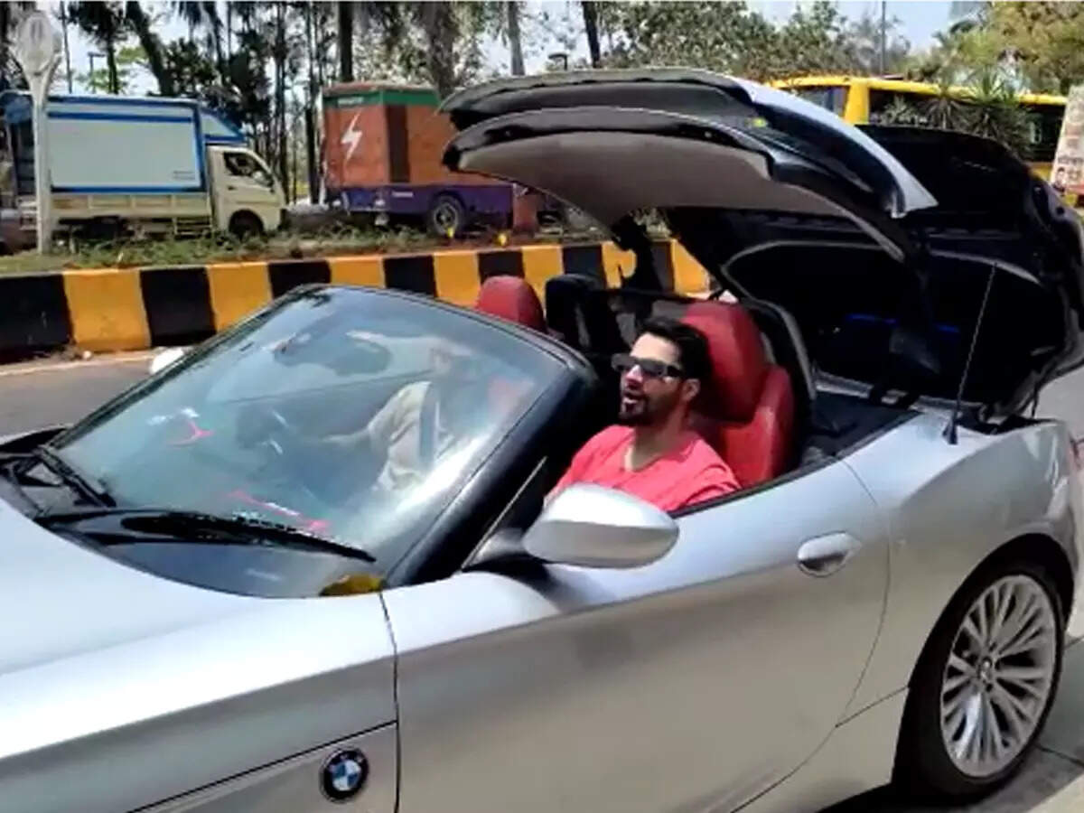 Varun Dhawan makes heads turn as he zooms around in a swanky luxury ...