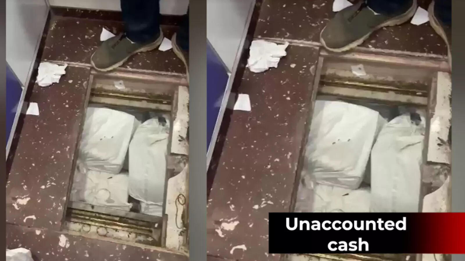 Watch: Raid unearths Rs 10 crore cash from 35 sq ft office floor in Mumbai