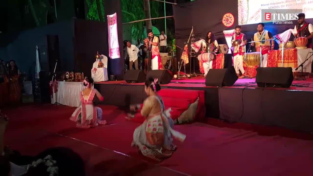 Bhor-Taal nritya a traditional dance form of Assam at bihu celebration