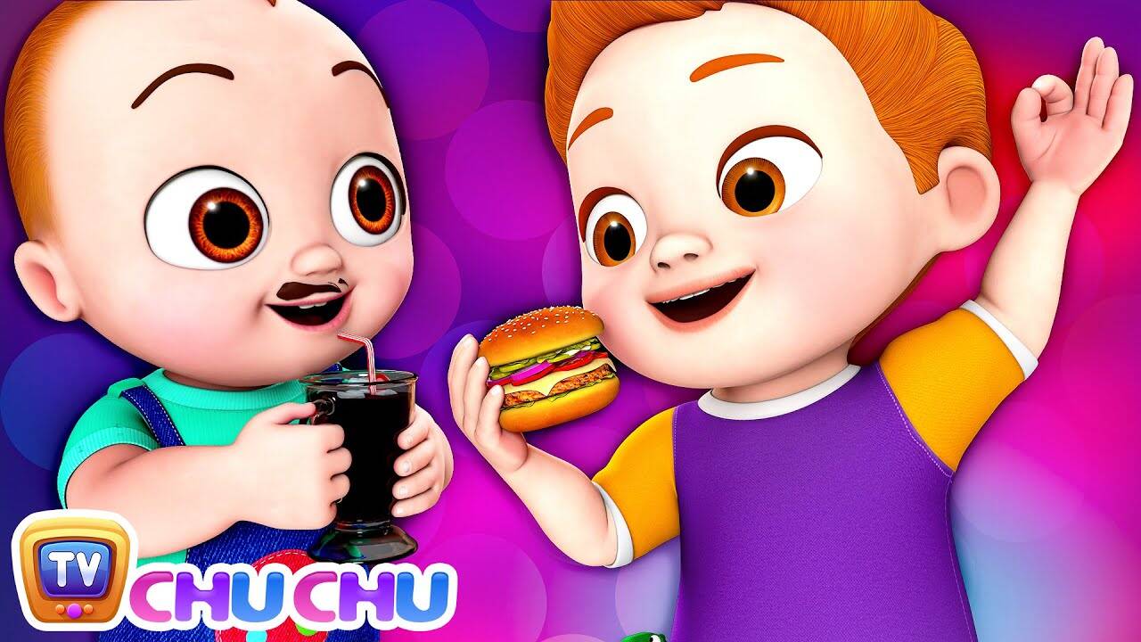 English Kids Poem: Nursery Song in English 'Let’s Make A Burger'