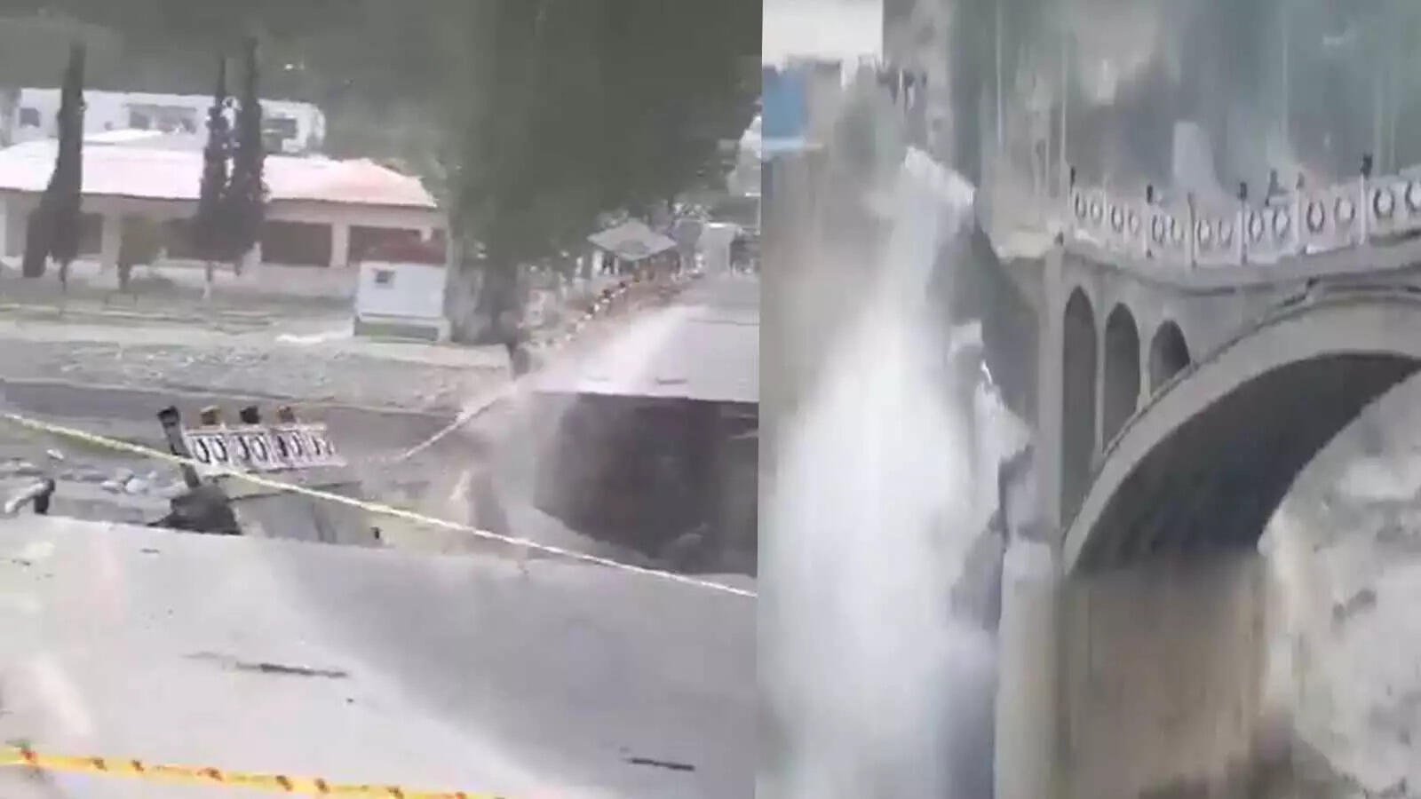 Watch: China made bridge collapses in PoK, thousands stranded
