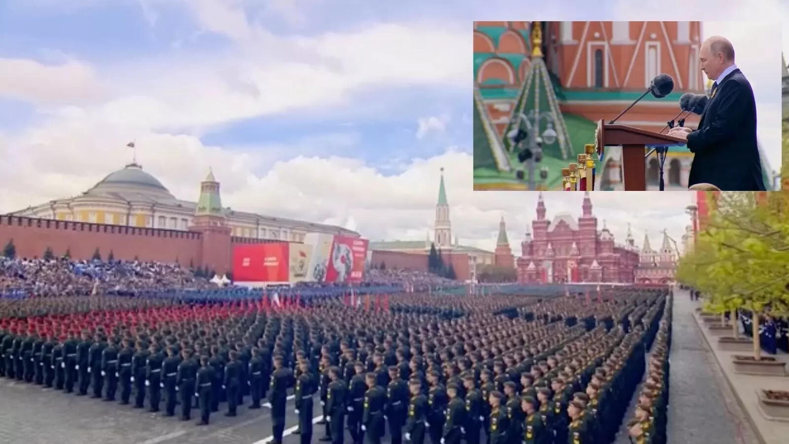 vladimir putin: Russian President Vladimir Putin attends Victory Day parade