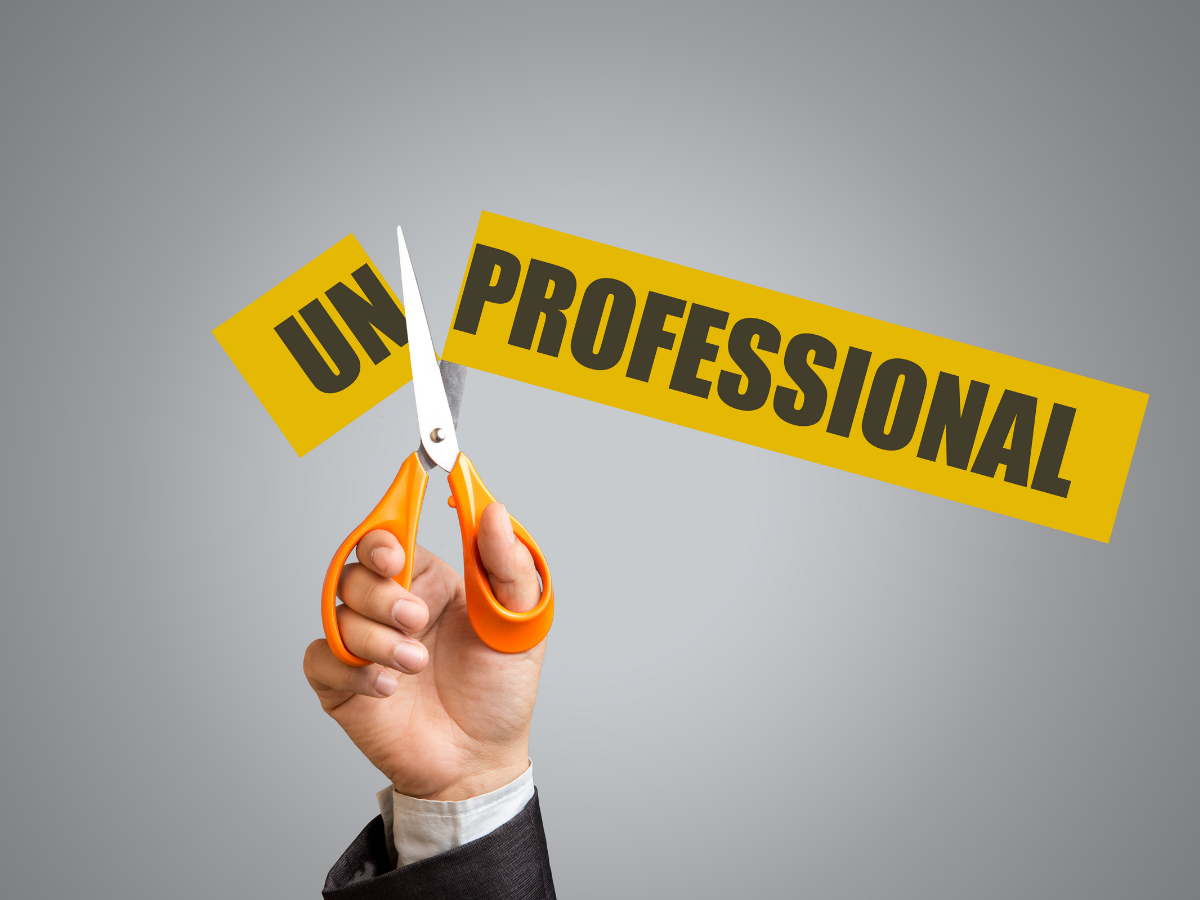 Unprofessional things people do at a workplace