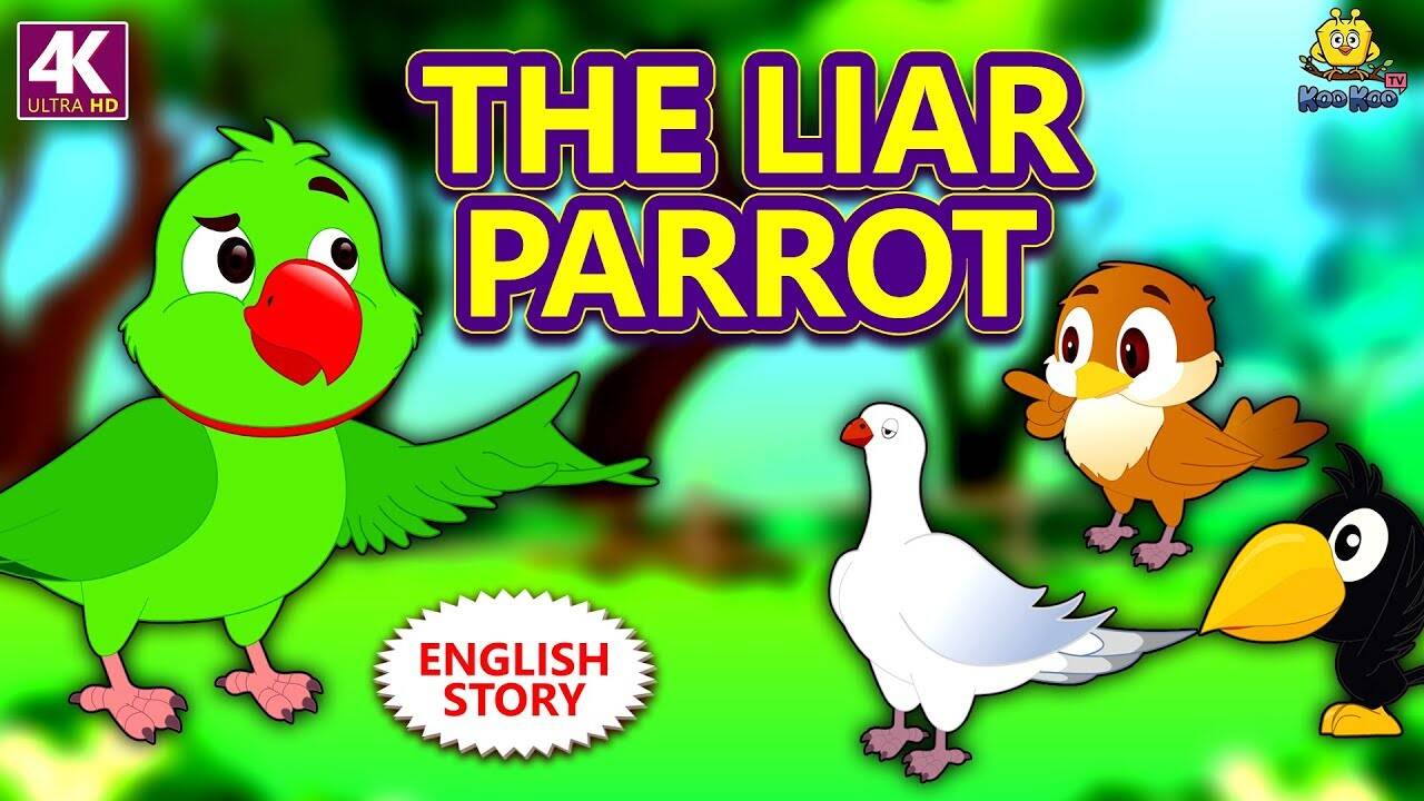 Watch Popular Kids English Nursery Story 'The Liar Parrot' for Kids ...