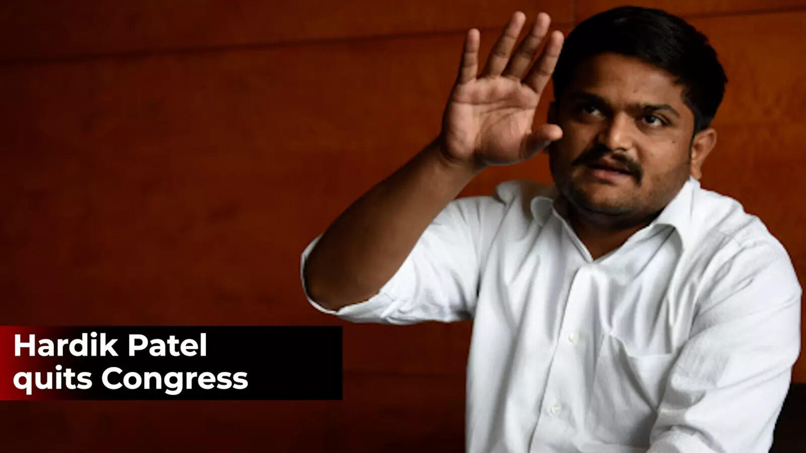hardik patel: Five things Hardik Patel said before leaving Congress