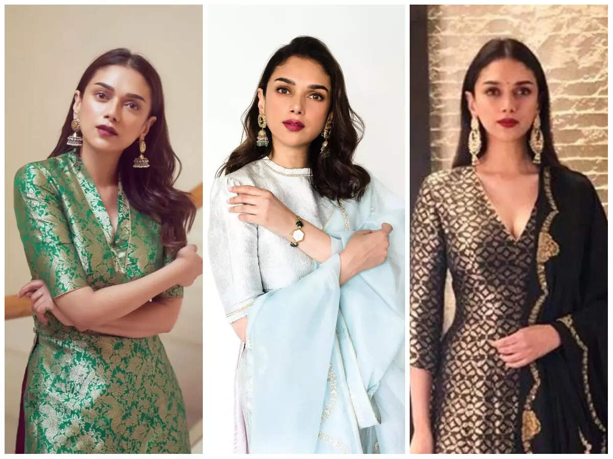 Times when Aditi Rao Hydari made bold statements with brocade