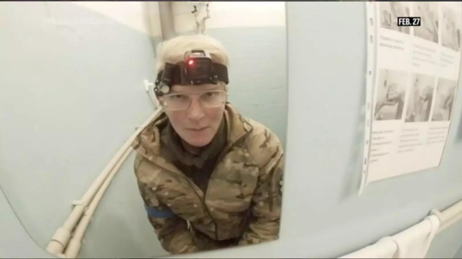 Ukrainian medic is captured after documenting war