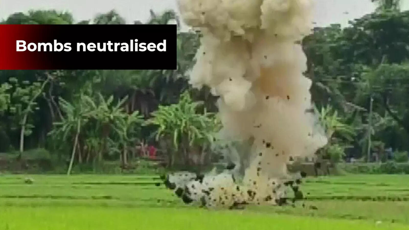 West Bengal: Bomb Disposal Squad neutralises bombs found yesterday in ...