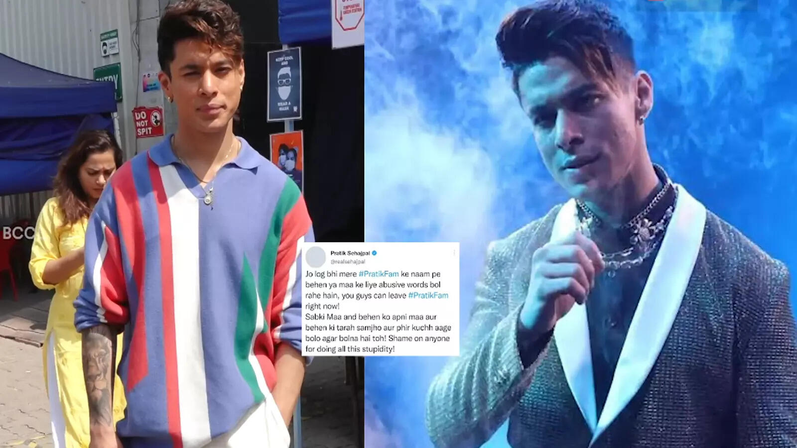 'Bigg Boss' famed Pratik Sehajpal schools his fans for using offensive ...