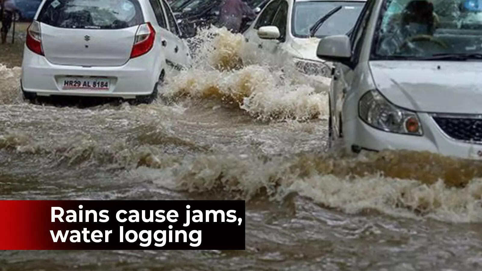 delhi rains: Rain chaos worsens: Huge waterlogging and stalled traffic in Delhi-NCR