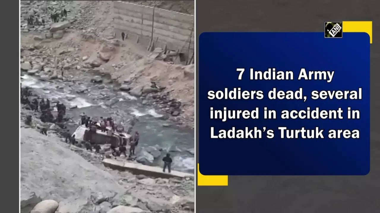 turtuk: 7 Indian Army soldiers dead, several injured in accident in ...