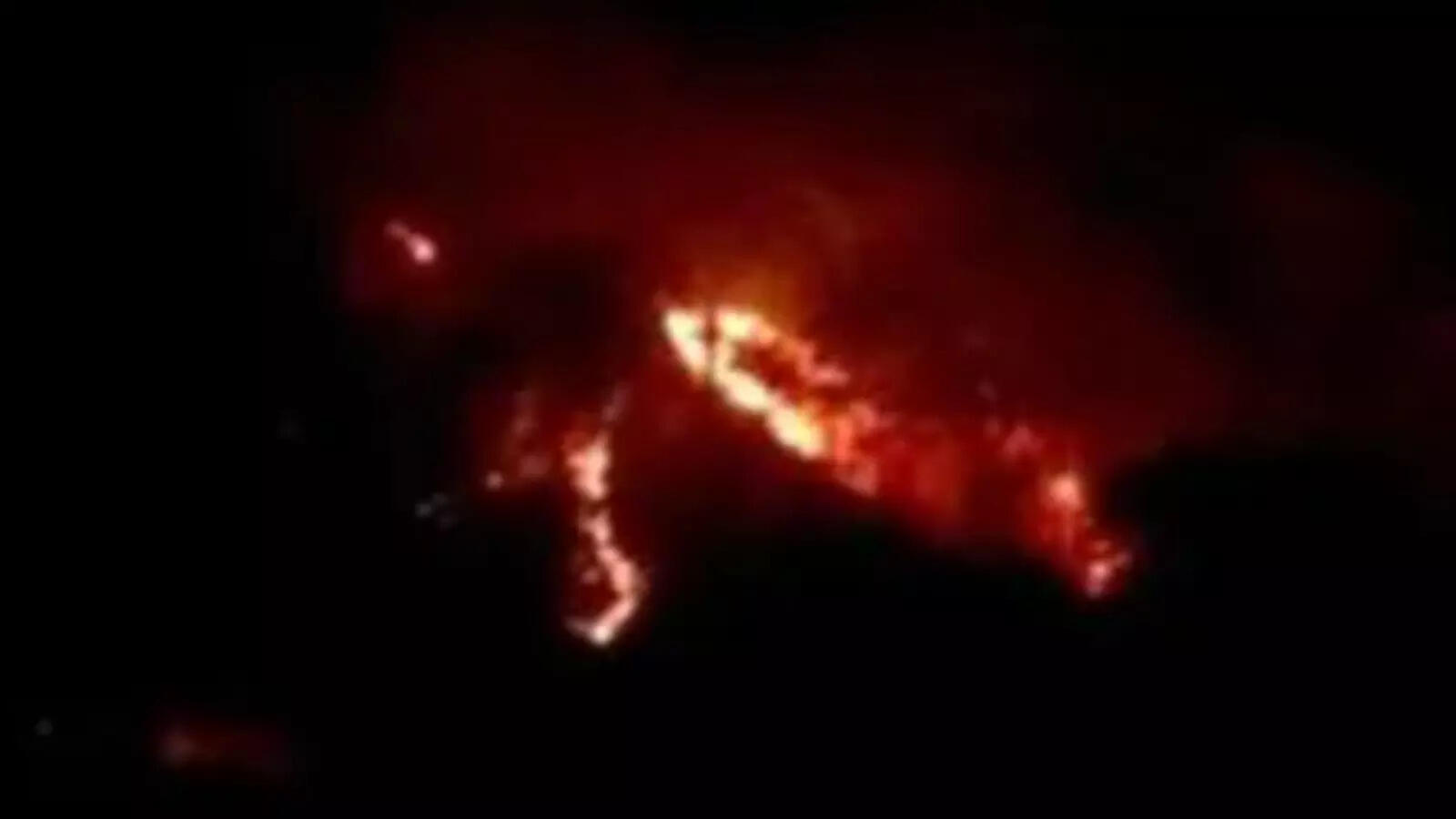 J&K: Massive fire breaks out along LoC in Mendhar sector of Poonch ...