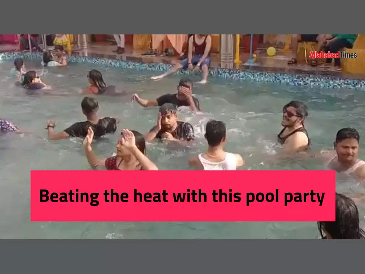 Beating the heat with this pool party