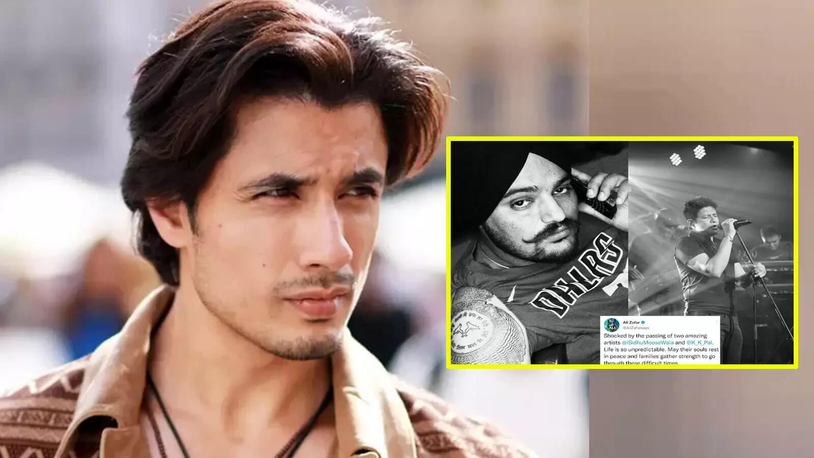 Pakistani singer-actor Ali Zafar mourns the popular singers KK and ...