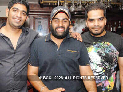 Angadh Arora during Yug Tuli's birthday bash at R & B in Nagpur ...