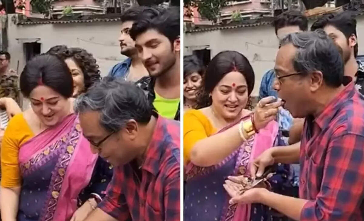 In pics: ‘Lokkhi Kakima Superstar’ completes 100 episodes; team enjoys ...