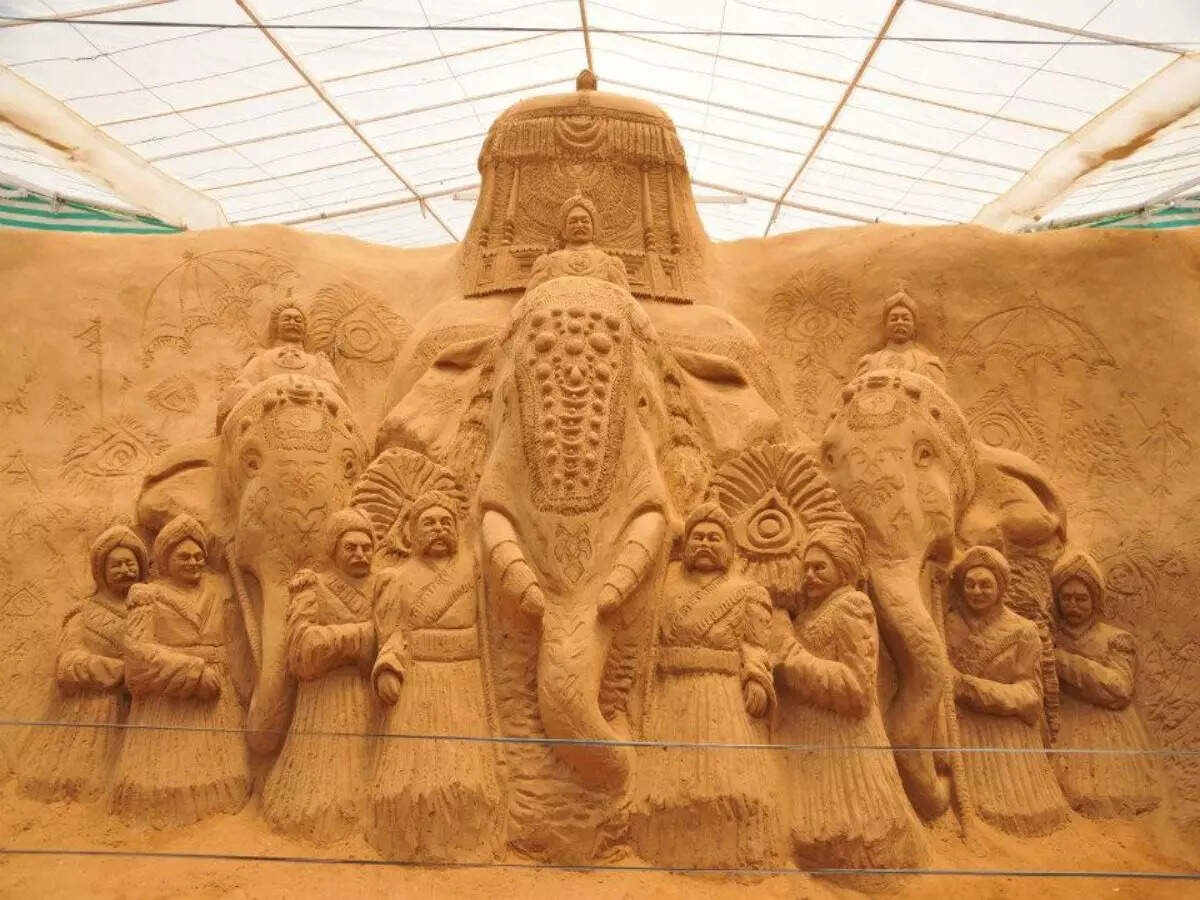 A look at India’s first sand sculpture museum in Mysore | Times of ...