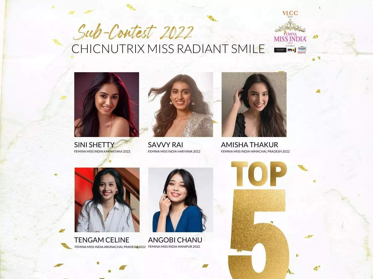 Femina Miss India 2022: Chicnutrix Miss Radiant Smile sub-contest