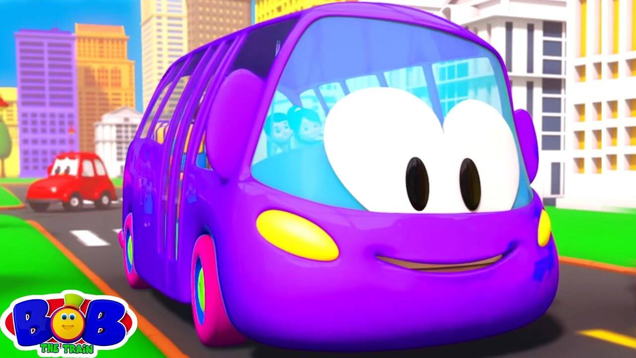 English Kids Poem: Nursery Song in English 'The Wheels On The Bus'