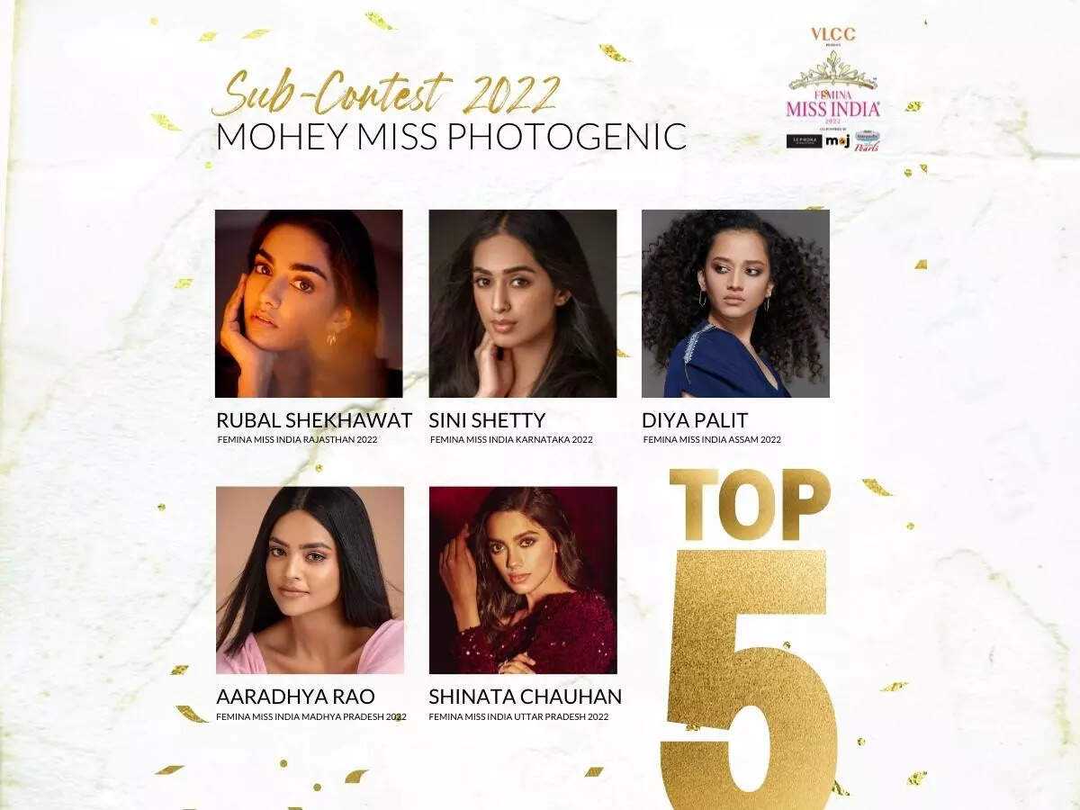 Femina Miss India 2022: Mohey Miss Photogenic sub-contest
