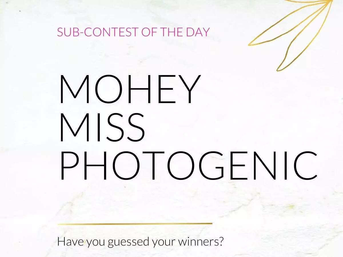 Femina Miss India 2022: Mohey Miss Photogenic sub-contest
