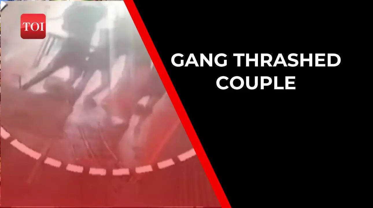 CCTV footage: Couple brutally thrashed with rods, sticks