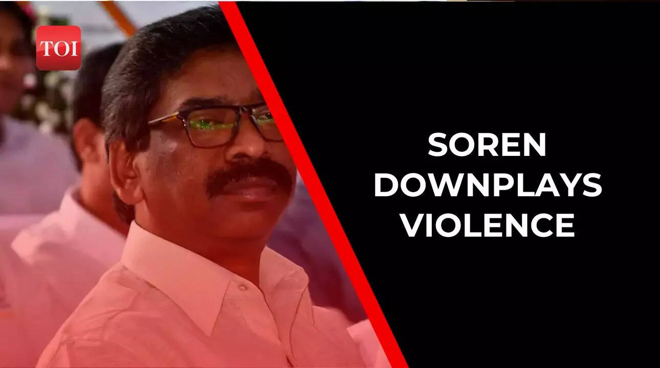 Hemant Soren downplays Ranchi violence, BJP hits out at CM