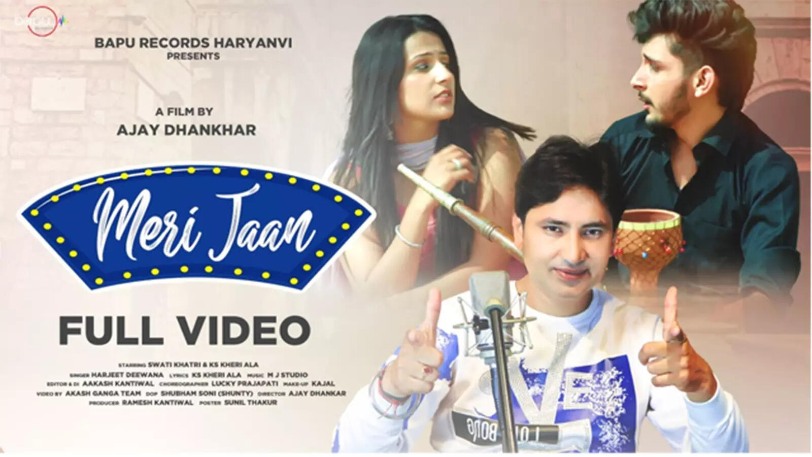 Watch Latest Haryanvi Song Music Video 'Meri Jaan' Sung By Harjeet ...