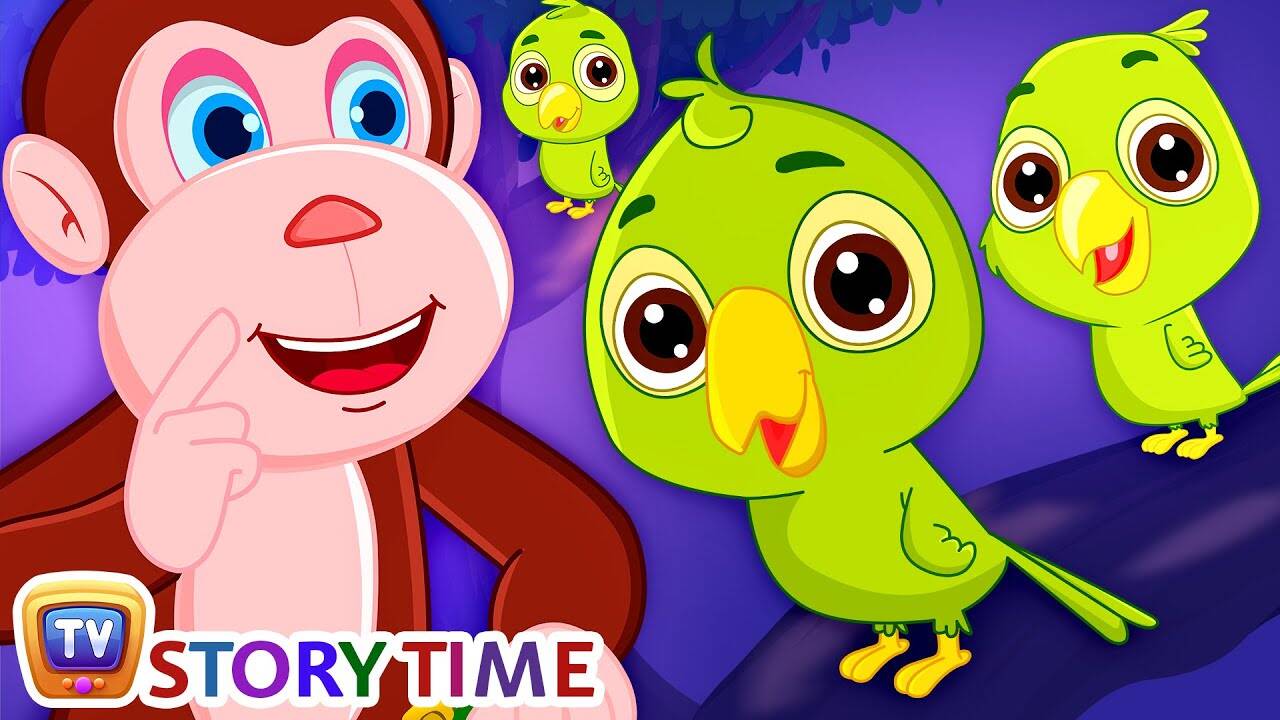 Watch Popular Kids English Nursery Story 'The Clever Monkey Who Saved ...