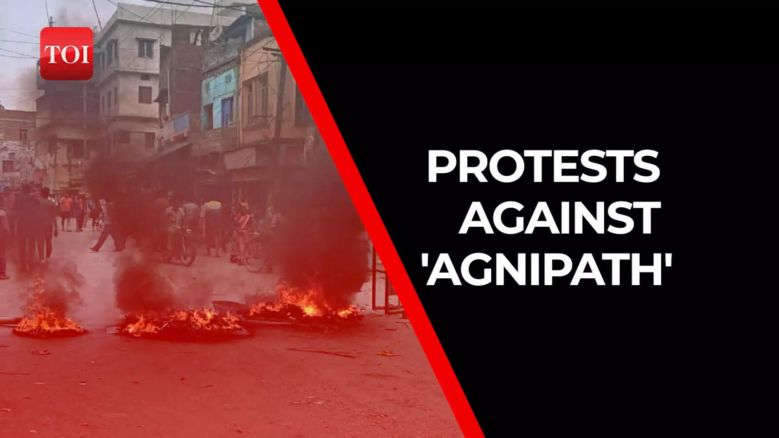 agnipath: Agnipath scheme: Massive protests erupt across India, youth ...