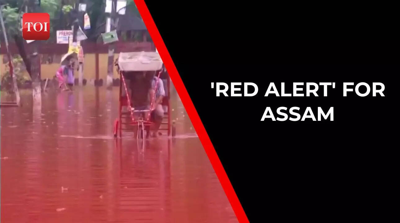 Assam Heavy Rains Throw Life Out Of Gear Severe Waterlogging In Parts