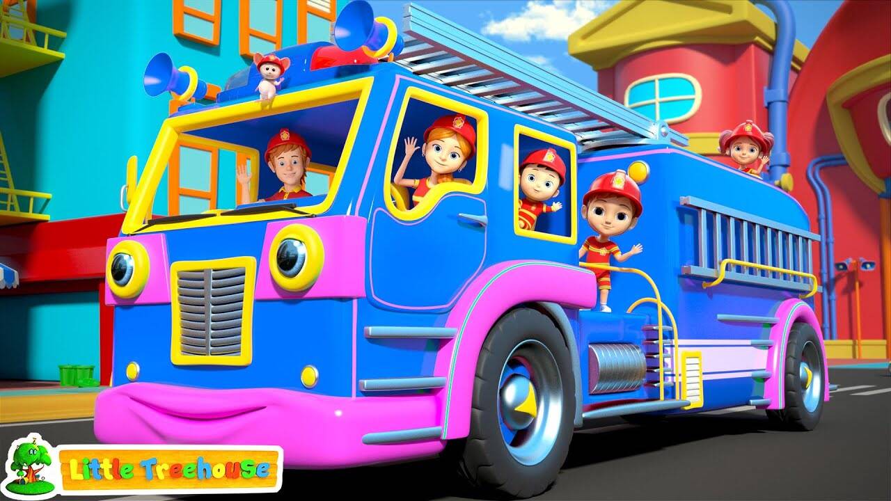 Check Out Popular Kids English Nursery Rhyme 'Wheels On The Firetruck ...