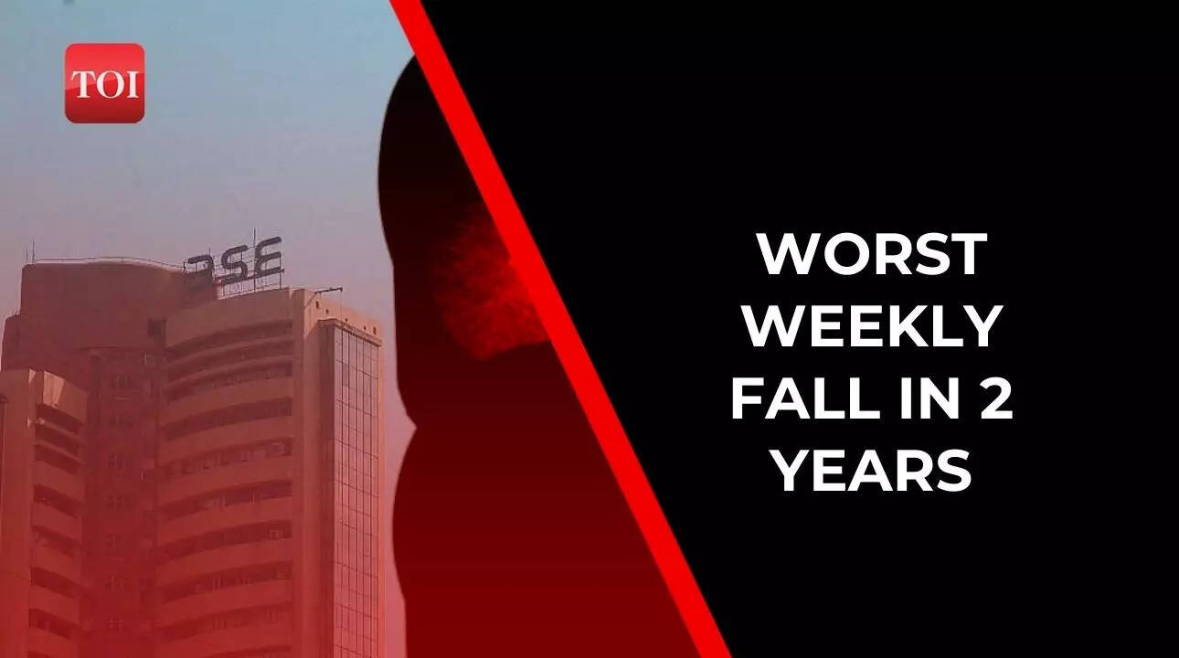 Sensex, Nifty fall for sixth straight day; suffer worst weekly losses ...