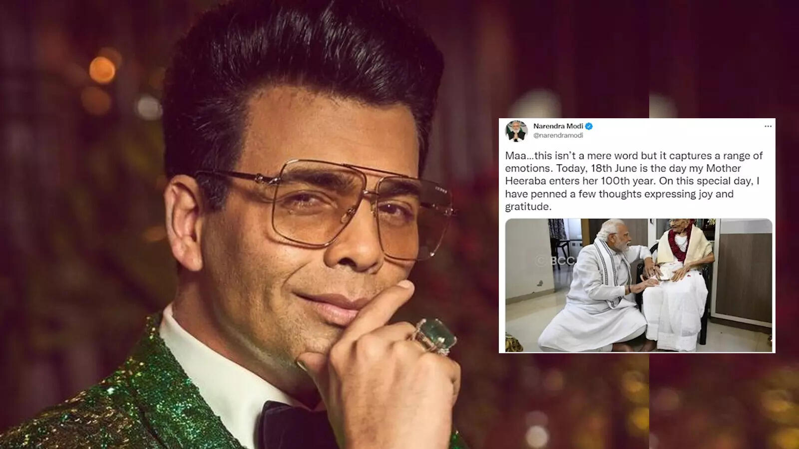 Karan Johar reacts to Prime Minister Narendra Modi's tweet on his ...