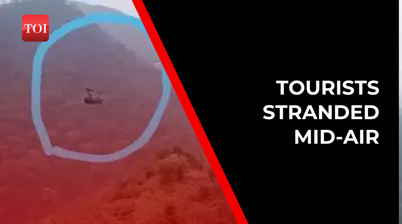 Himachal Pradesh: 11 people stuck mid-air on a ropeway at Timber Trail ...